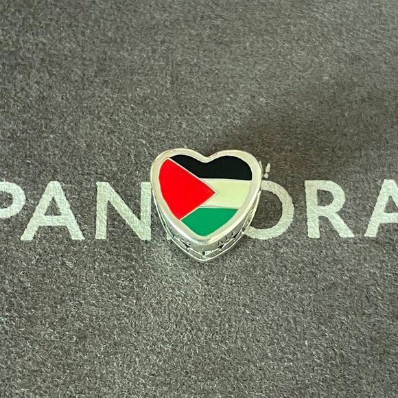 Pandora | Jewelry | Pandora Palestine Flag Exclusive Charm Bead | Poshmark
